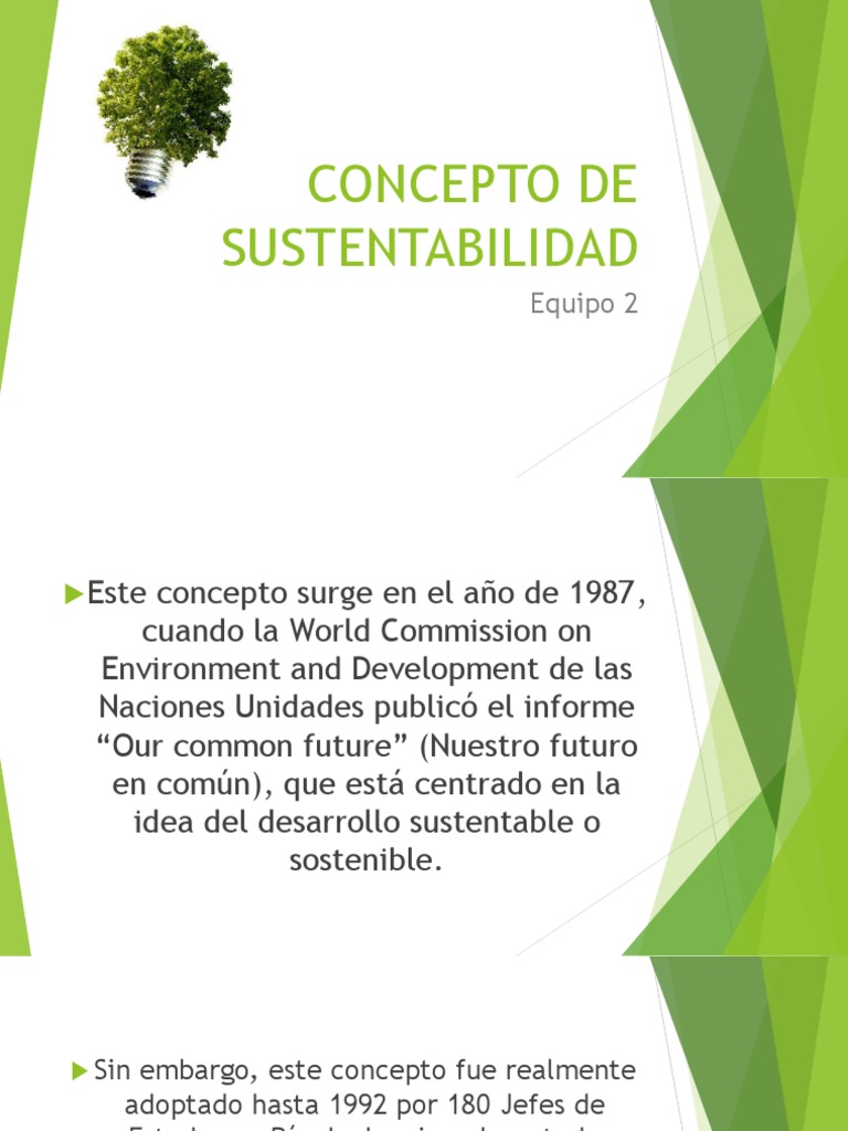 Concepto de Sustentabilidad | PDF | Sustentabilidad | Desarrollo sostenible