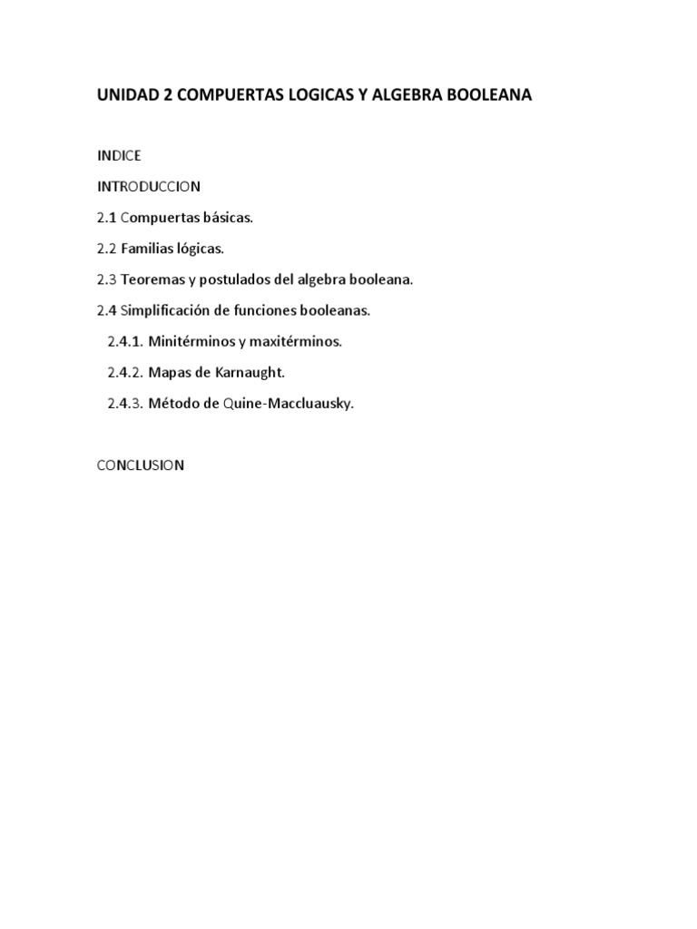 Compuertas Logicas y Algebra Booleana | PDF | Puerta lógica | Cmos