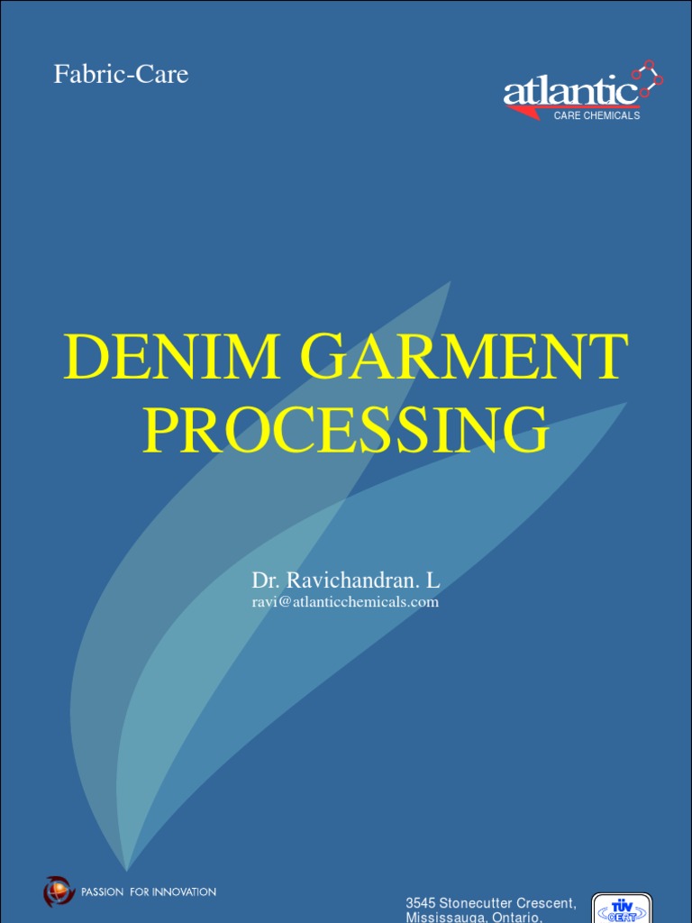 Denim Garment Processing Techniques | PDF | Dyeing | Dye