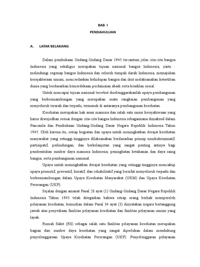 Pedoman Pengorganisasian Ranap (Fix) | PDF