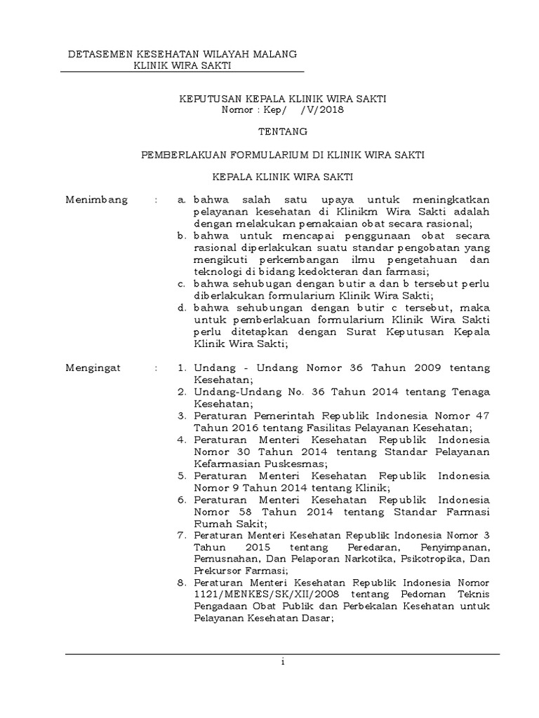 Formularium Obat | PDF