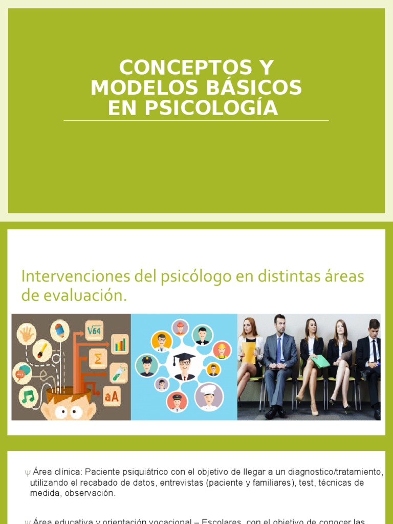 Conceptos Y Modelos Básicos En Psicología | Comportamiento | Sicología y ciencia cognitiva ...