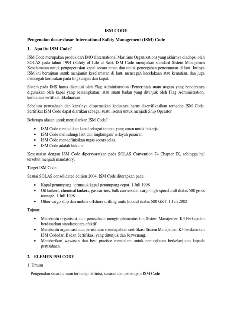 Ism Code | PDF | Bisnis | Komputer