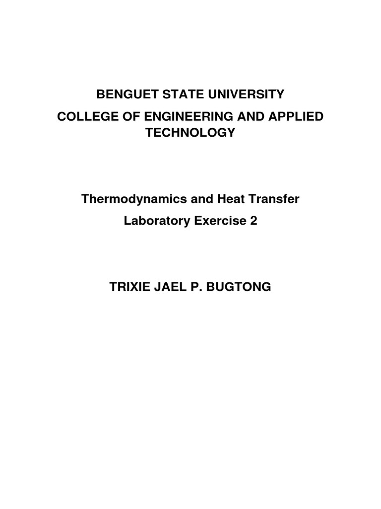 Benguet State University College of Engineering and Applied Technology ...