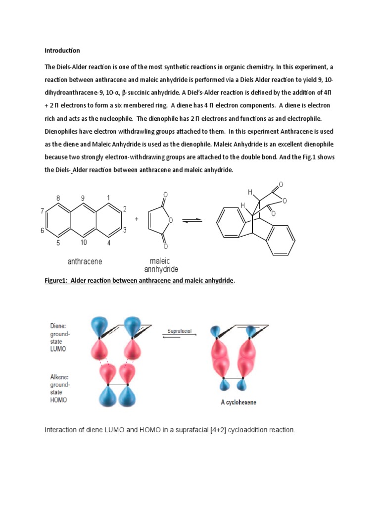 Organic Chem Diels-Alder Reaction Lab | PDF | Chemical Reactions | Chemical Substances