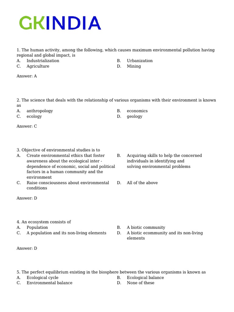 Multiple Choice Practice Objective Questions and Answers On ...