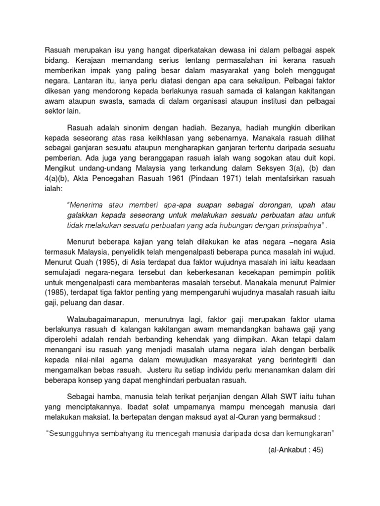 RASUAH | PDF