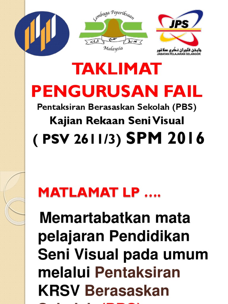 Pengurusan Fail KRSV | PDF