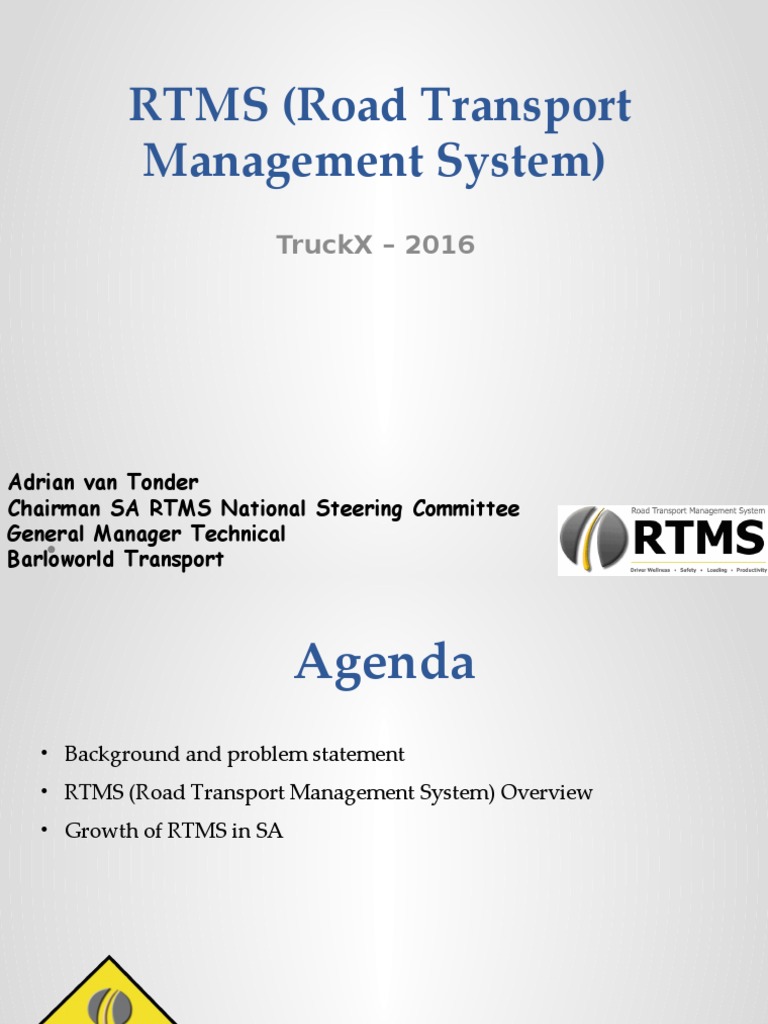 RTMS-Road Transport Management System | PDF | Bus | Fuel Economy In ...