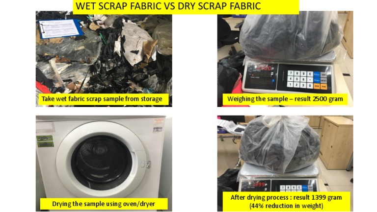 Wet Scrap Fabric Vs Dry Scrap Fabric Comparison | PDF