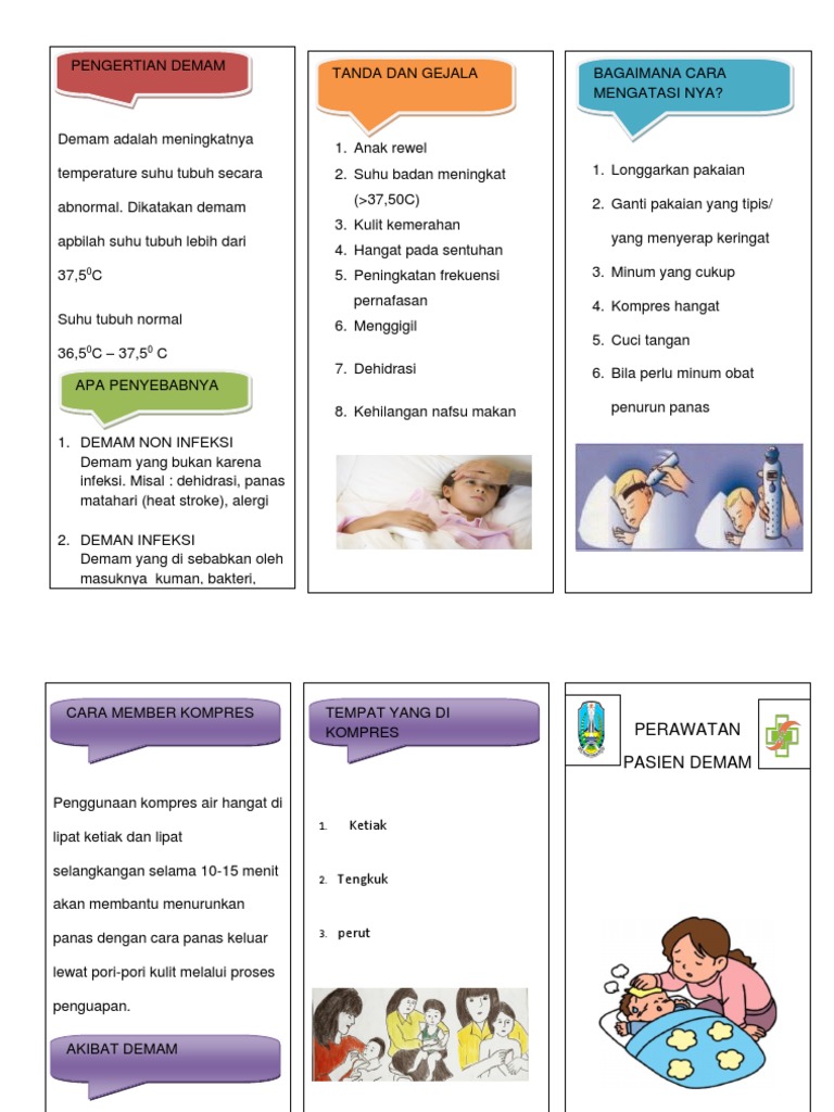 Leaflet Demam | PDF