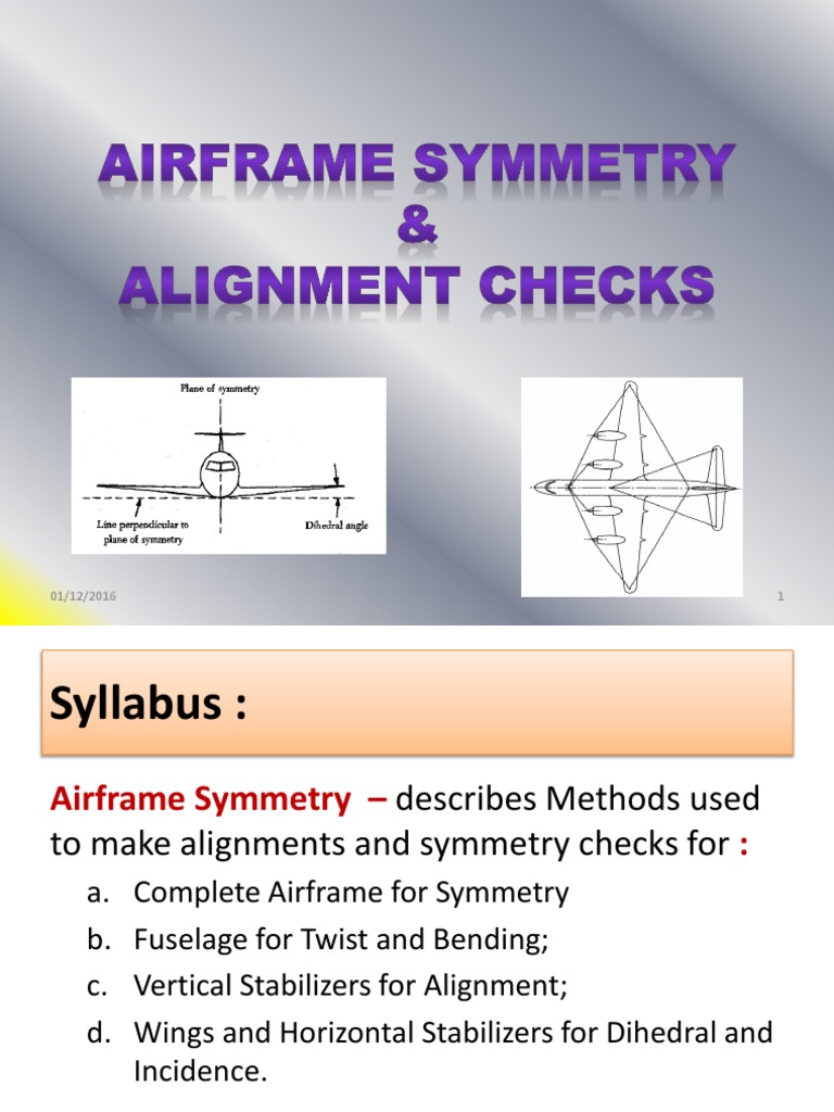 7 Airframe Symmetry Alignment Checks | PDF | Spaceflight Technologies ...