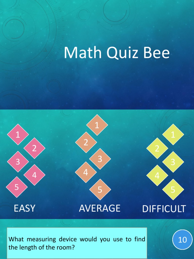 Quiz Bee | PDF | Triangle | Euclid