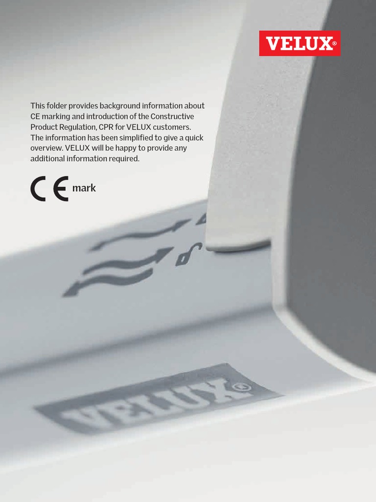 Velux Info Ce Marking 2013 | PDF | Evaluation | Business