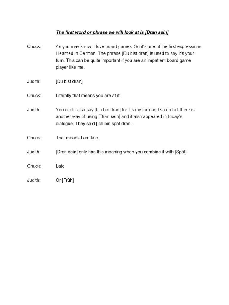 German Pod 101 | PDF | Plural | English Language