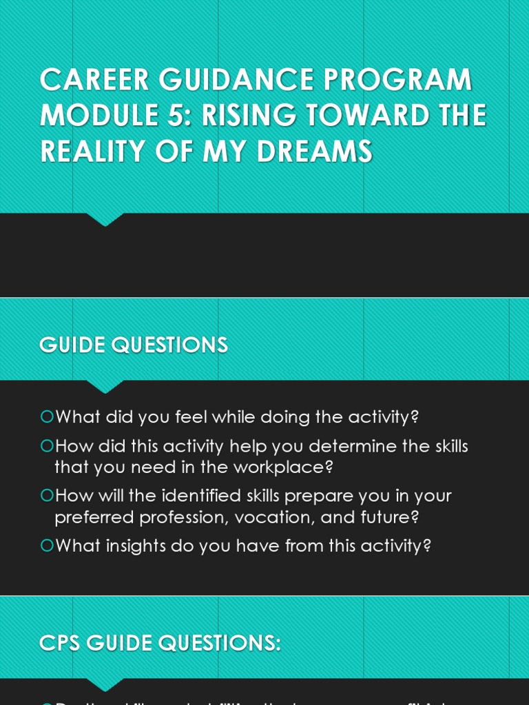 Career Guidance Program | PDF | Career & Growth | Business