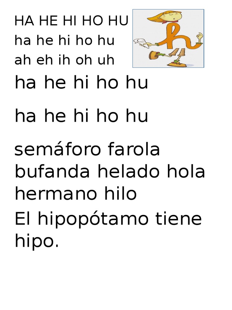 Ha He Hi Ho Hu | PDF