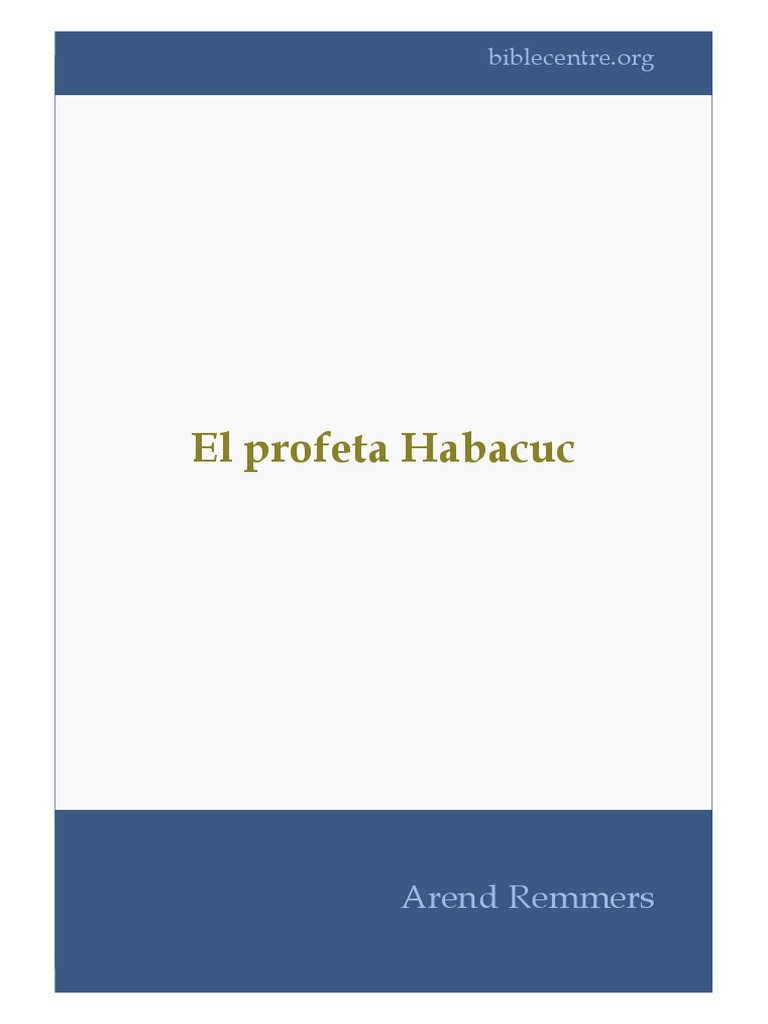 El Profeta Habacuc | PDF | Babilonia | Nabucodonosor Ii