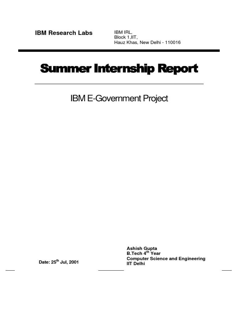 Internship Report | PDF | Databases | Computing