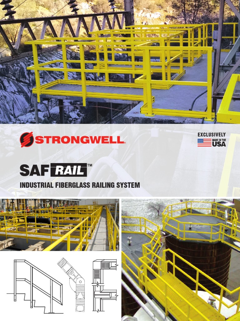 SAFRAIL Industrial Handrail Brochure | PDF | Fiberglass | Materials
