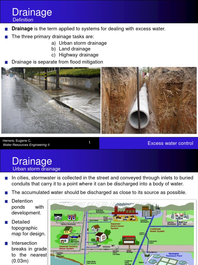 Drainage | PDF | Storm Drain | Drainage