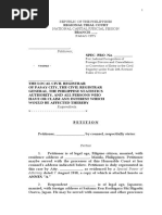 Petition For Recognition of Foreign Judgment Sample | PDF | Divorce ...