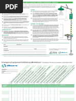 Weekly Eyewash Station Checklist | PDF