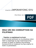 Mga Katiwalian | PDF