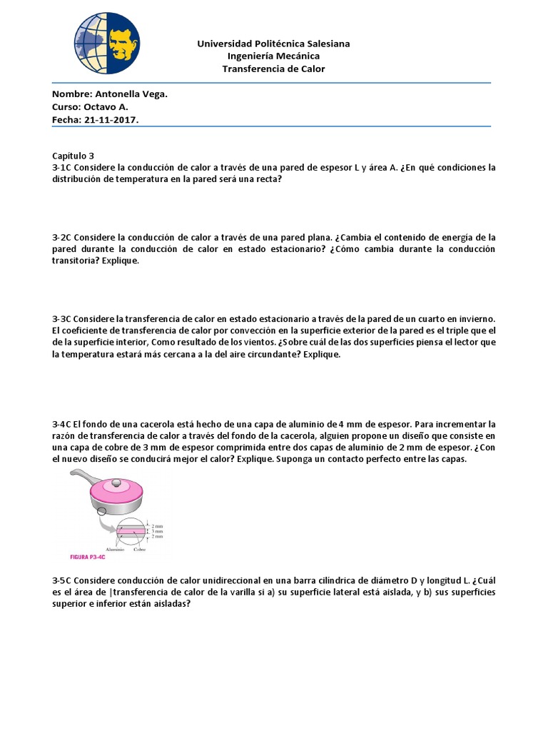 Interpolacion Lineal | PDF | Conduccion termica | Calor