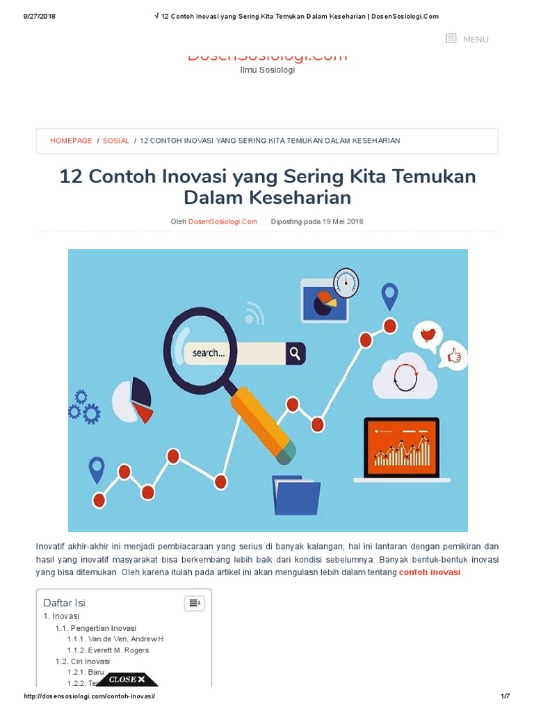 12 Contoh Inovasi Yang Sering Kita Temukan Dalam Keseharian | PDF