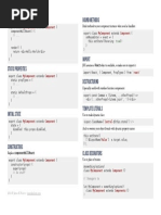 React Cheatsheet PDF | PDF | Object Oriented Programming | Computer Programming
