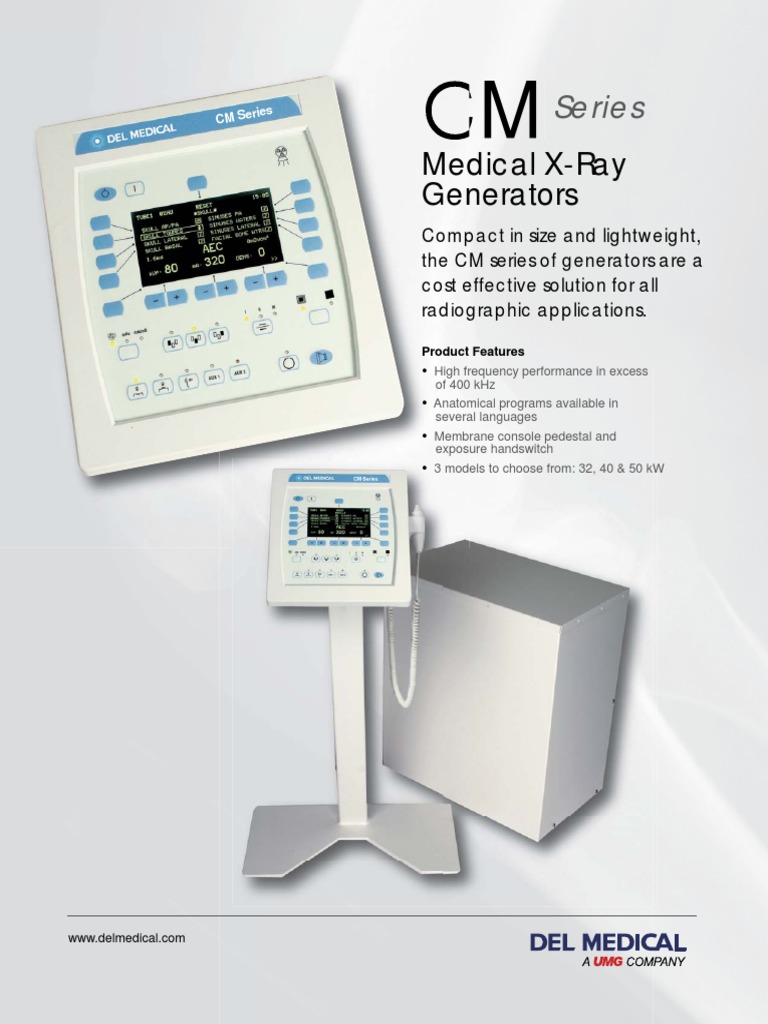 Medical X-Ray Generators Med Gen: Series | PDF | X Ray | Electric Generator