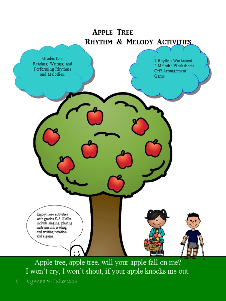 App Ple Tree Rhythm Melody Activities | PDF | Singing | Performing Arts