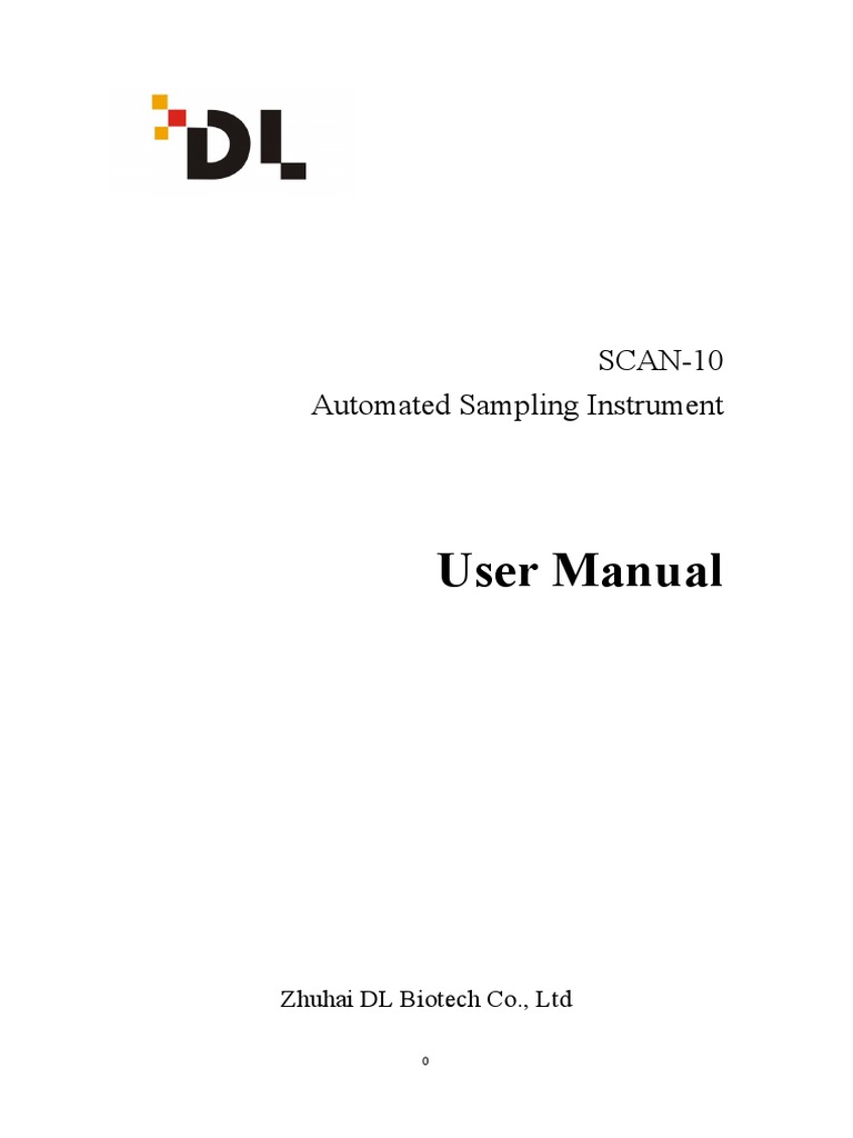 SCAN-10 Automated Sampling Manual | PDF | Nature