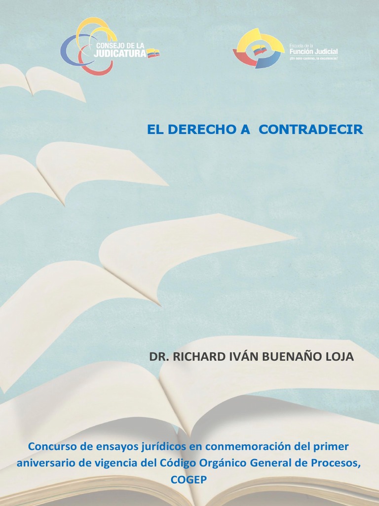 Derecho A Contradecir | PDF | Demanda judicial | Ley procesal