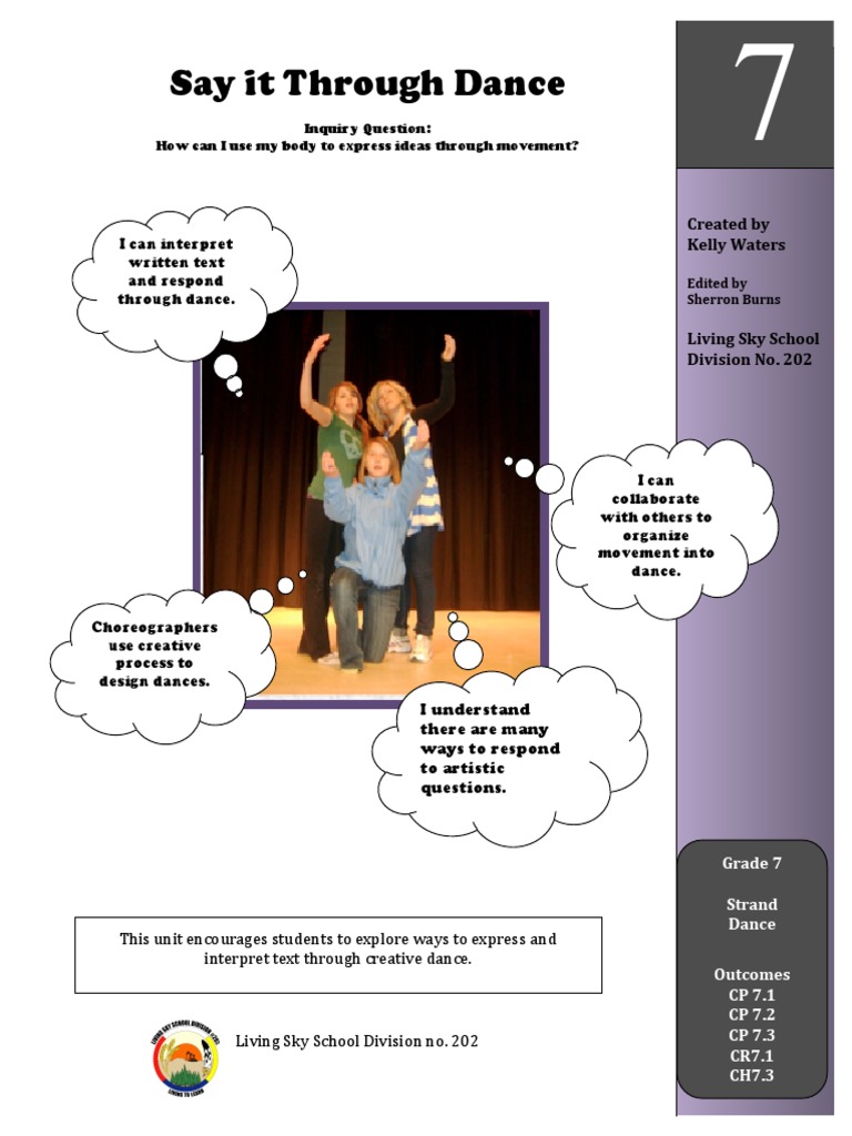 Say It Through Dance: I Can Interpret Written Text and Respond Through ...
