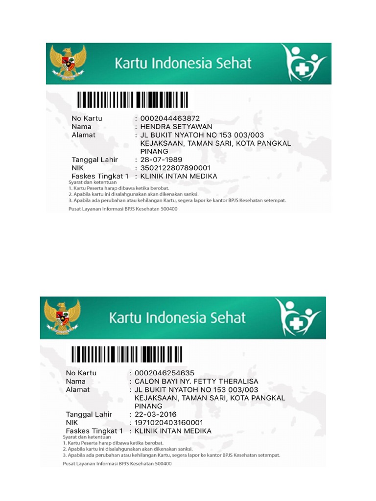 Kartu BPJS | PDF