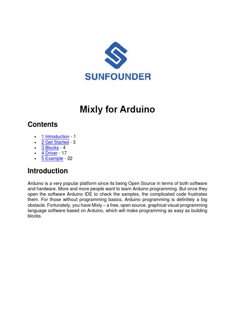 Mixly For Arduino | PDF | Graphical User Interfaces | Arduino