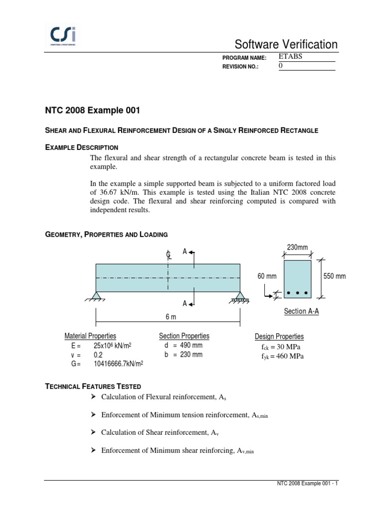 NTC 2008 Example 001 | PDF