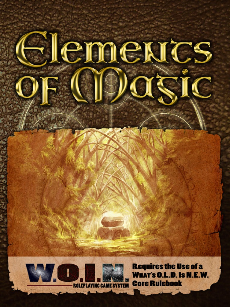 WOIN - Elements of Magic (v1.1) | PDF | Magic (Paranormal)