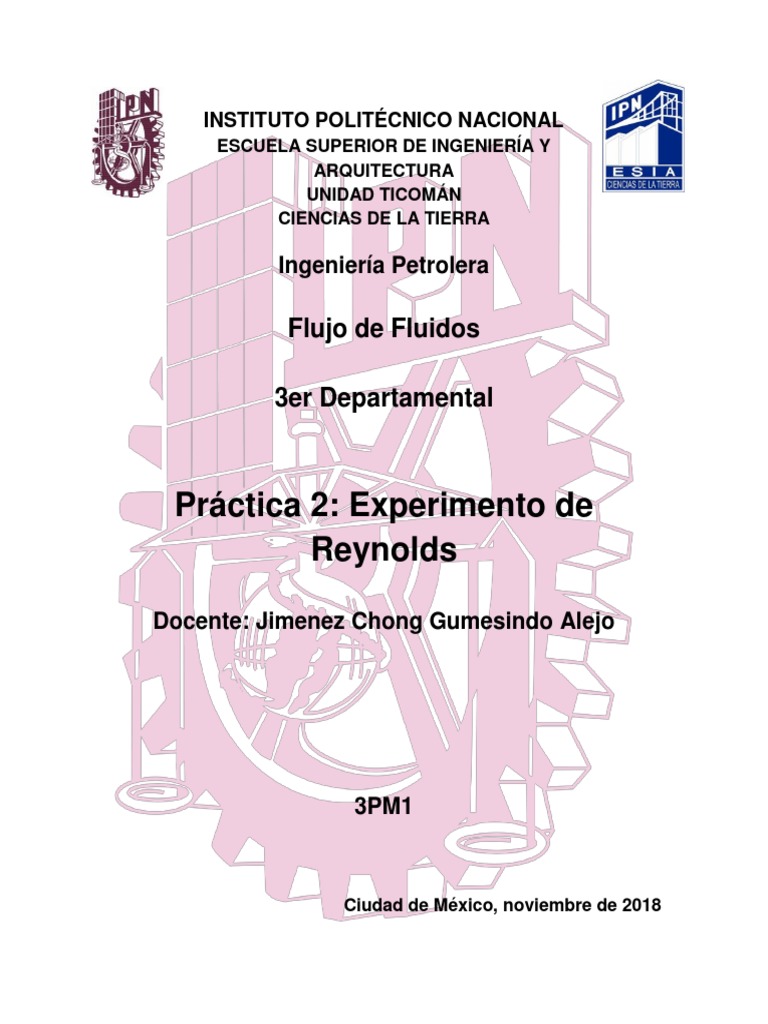 Practica 2 Flujo de Fluidos | PDF | Numero Reynolds | Viscosidad