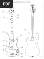 Printable Fender Telecaster Headstock Template | PDF