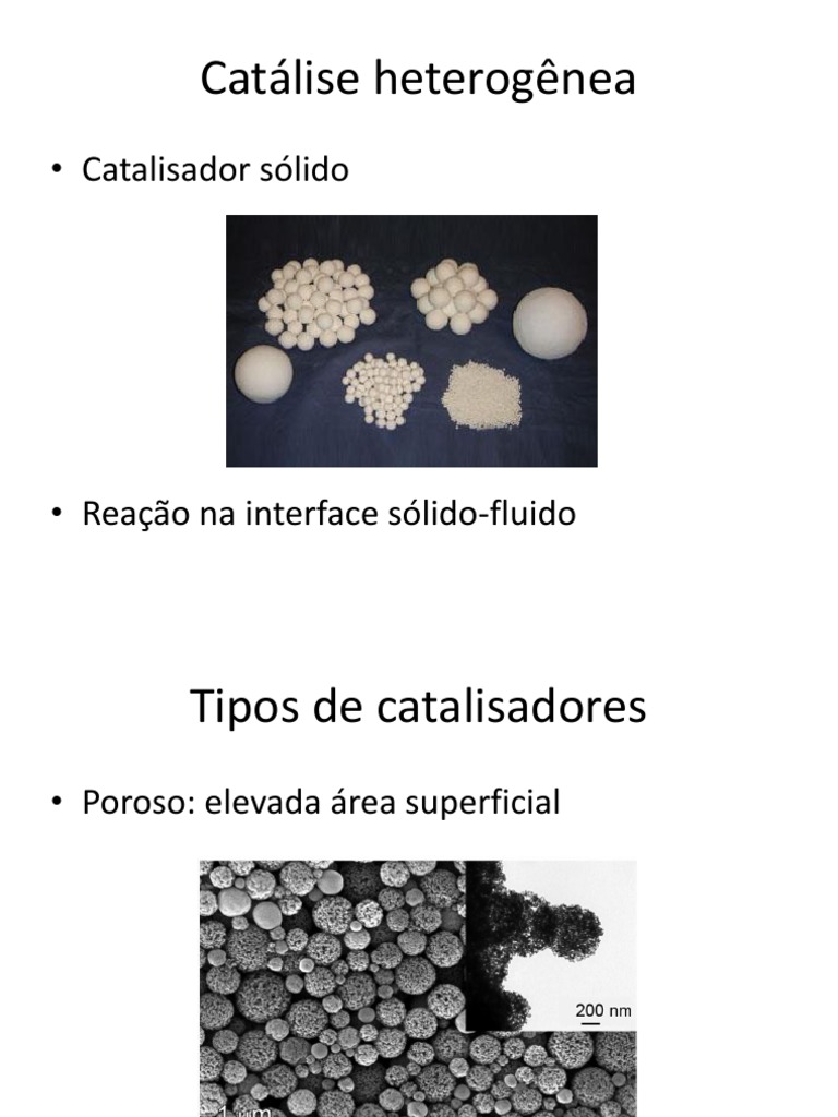 CATALISE HETEROGENEA | Catálise | Reator Químico