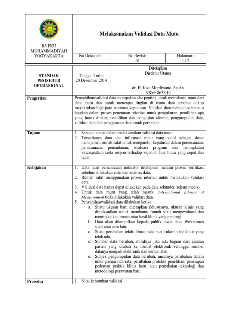 Validasi Data | PDF | Pengembangan Diri