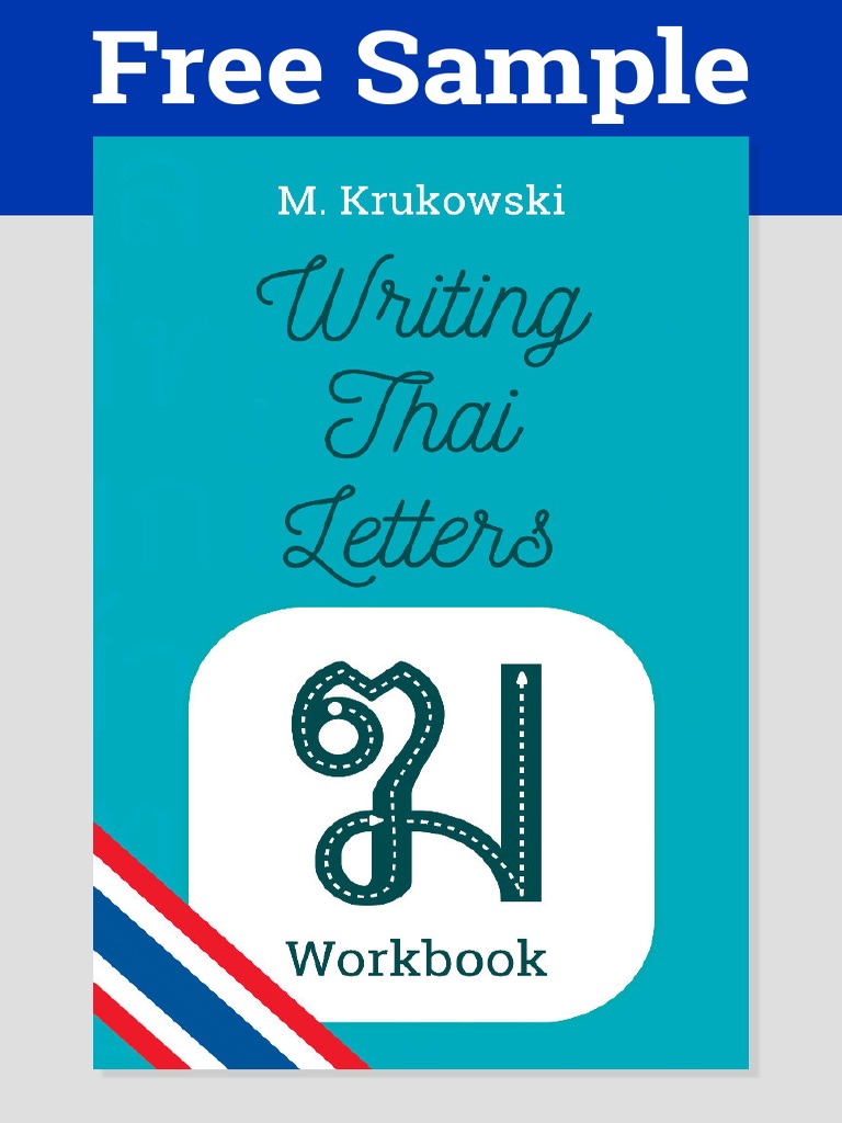 Writing Thai Letters: Thai Alphabet Workbook FREE SAMPLE | PDF