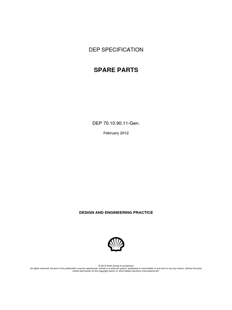 70109011 (2) | PDF | Specification (Technical Standard) | Procurement