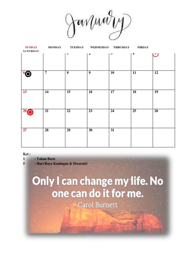 Sunday: Monday Tuesday Wednesday Thrusday Firday Saturday | PDF