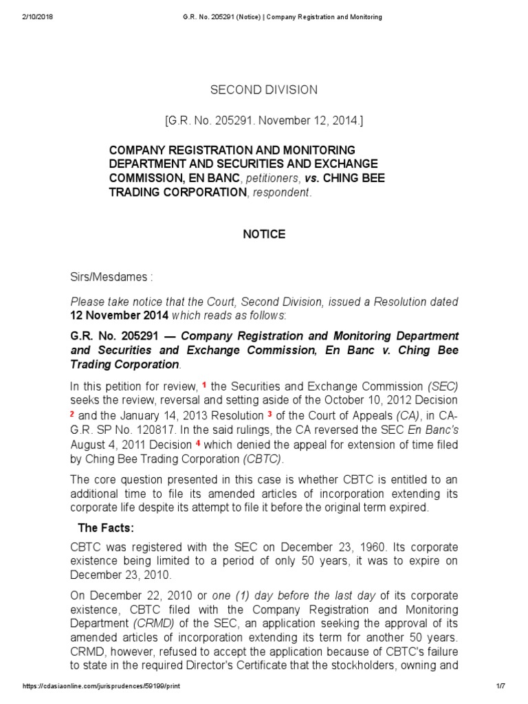 SEC vs. Ching Bee Trading Corp Case | PDF | U.S. Securities And ...