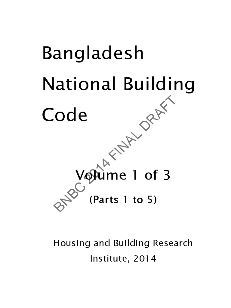 BNBC Part-1 | PDF | Building | Grammatical Gender