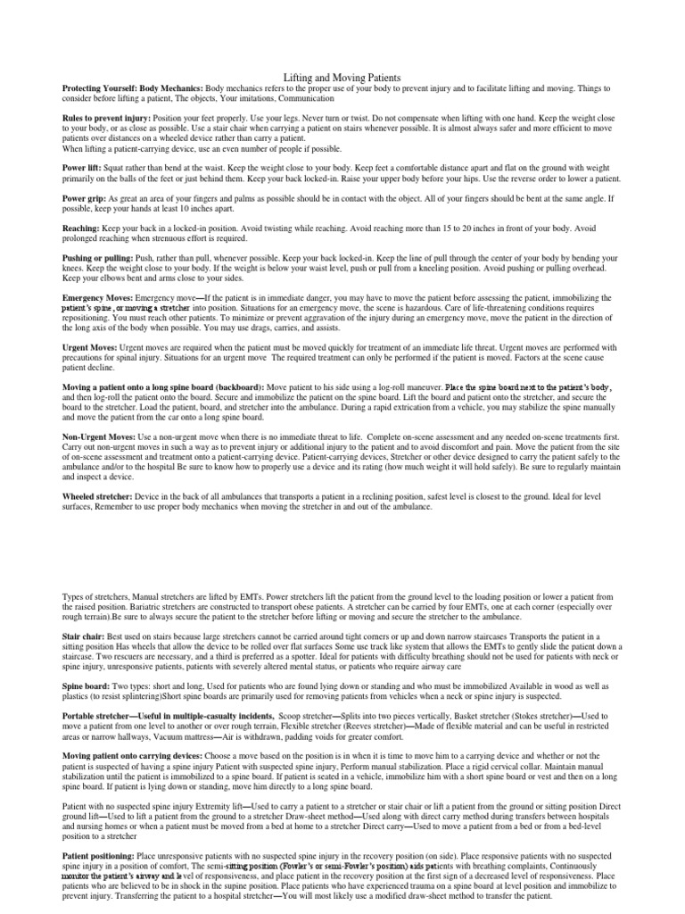 Chapter 3 Lecture Notes PDF | PDF | Ambulance | Emergency Medical ...